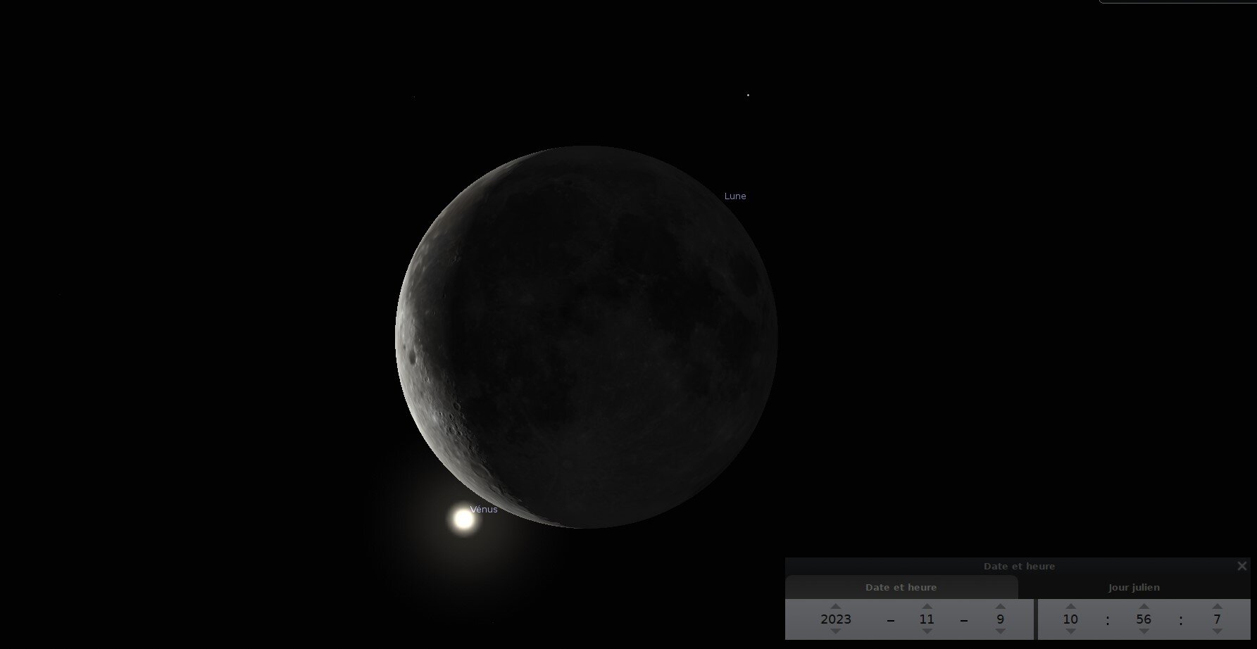 Occultation de Vénus par la Lune